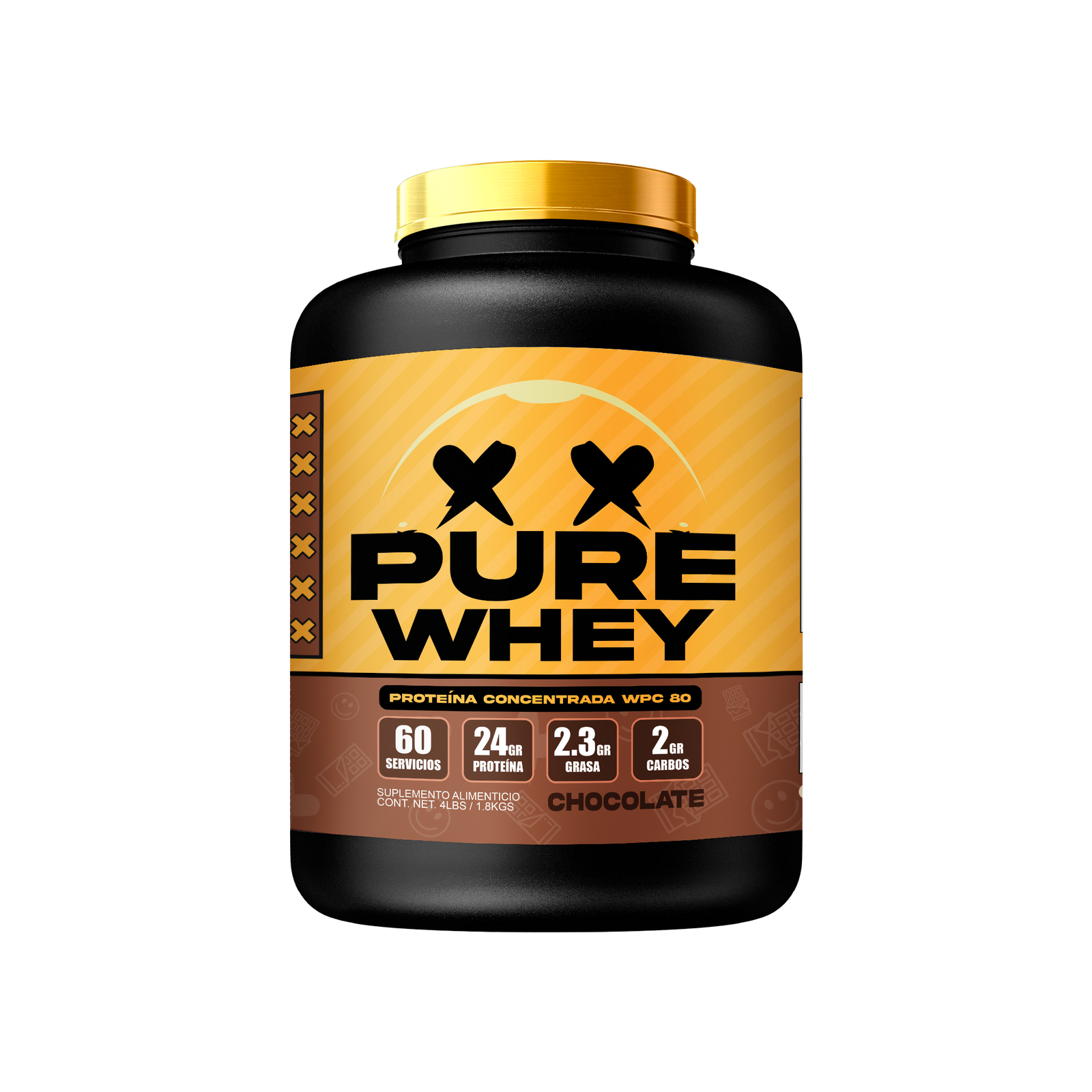 PURE WHEY 4Lbs // Chocolate