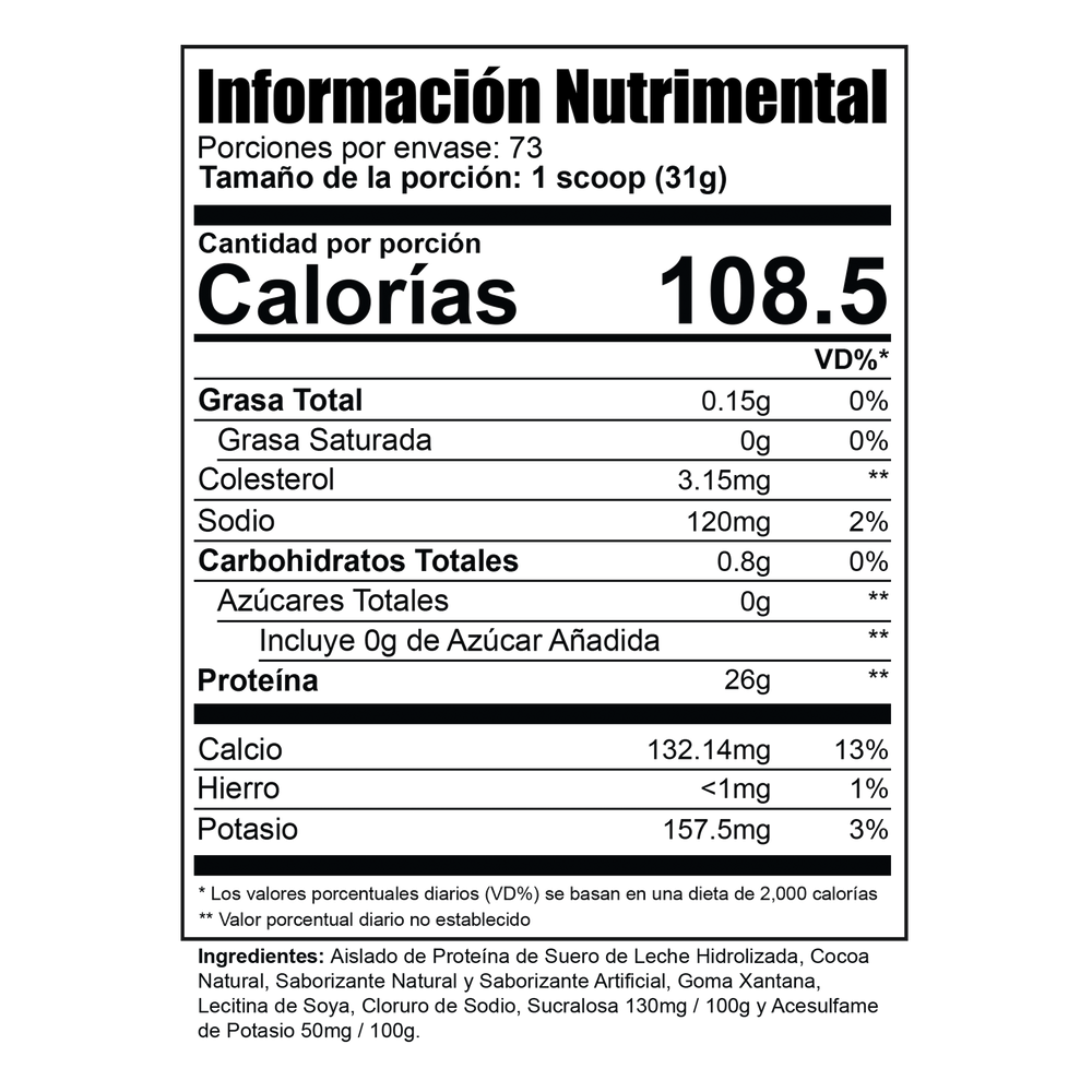 PURE ISO 5lbs // Chocolate
